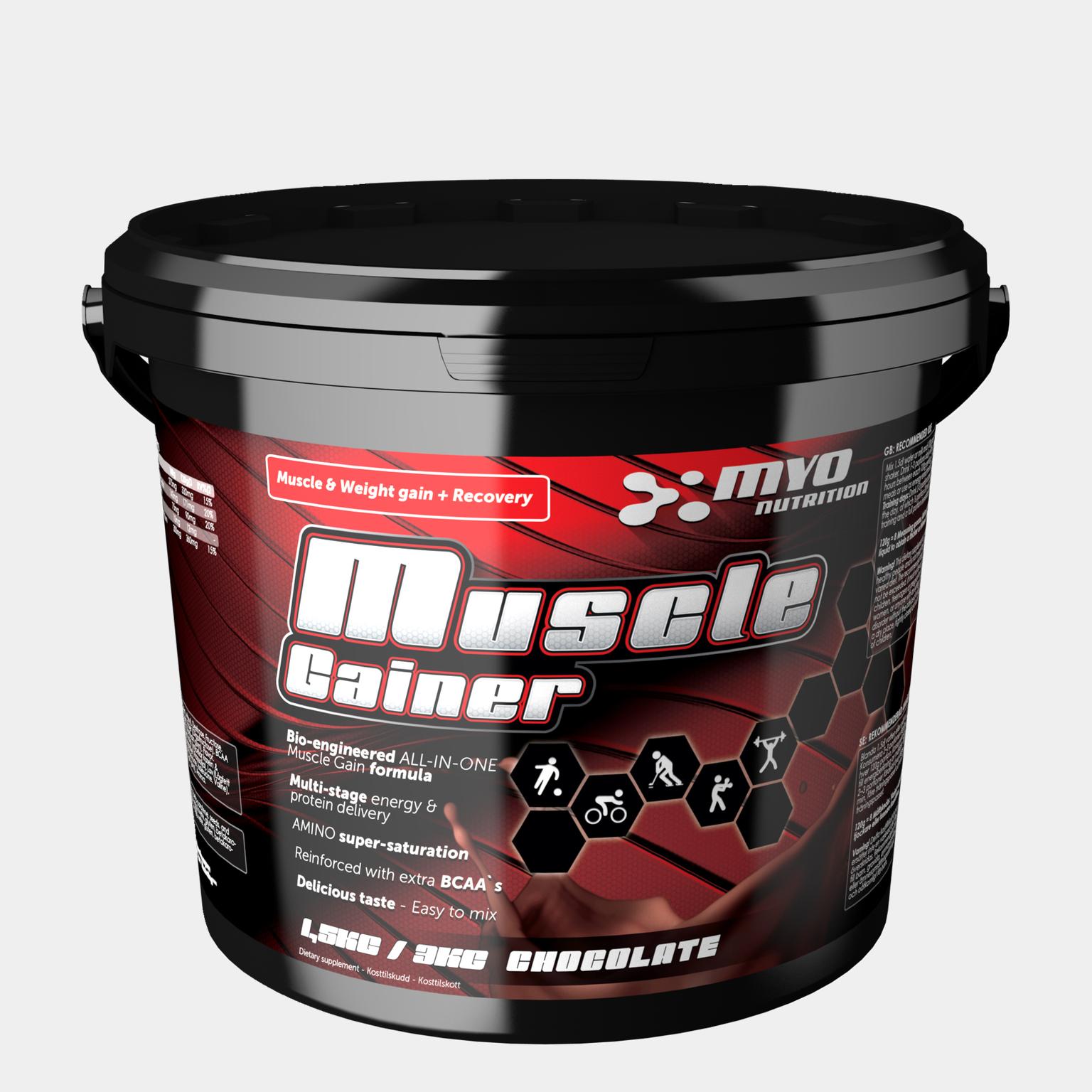 Muscle Gainer, 3kg - Gainer - Muscle Gainer, 3kg | XXL