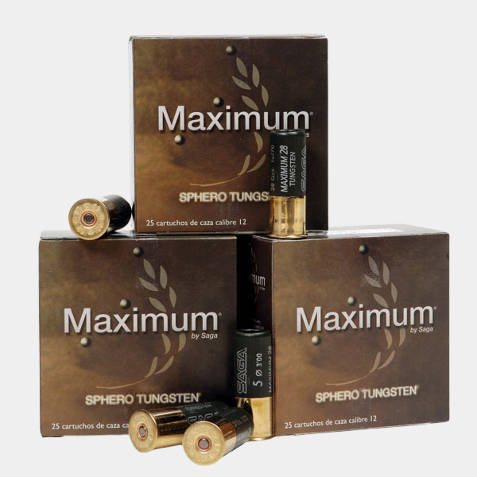 Saga Maximum Tungsten 12/70-3 32 gram - Haglepatroner - Saga Maximum ...