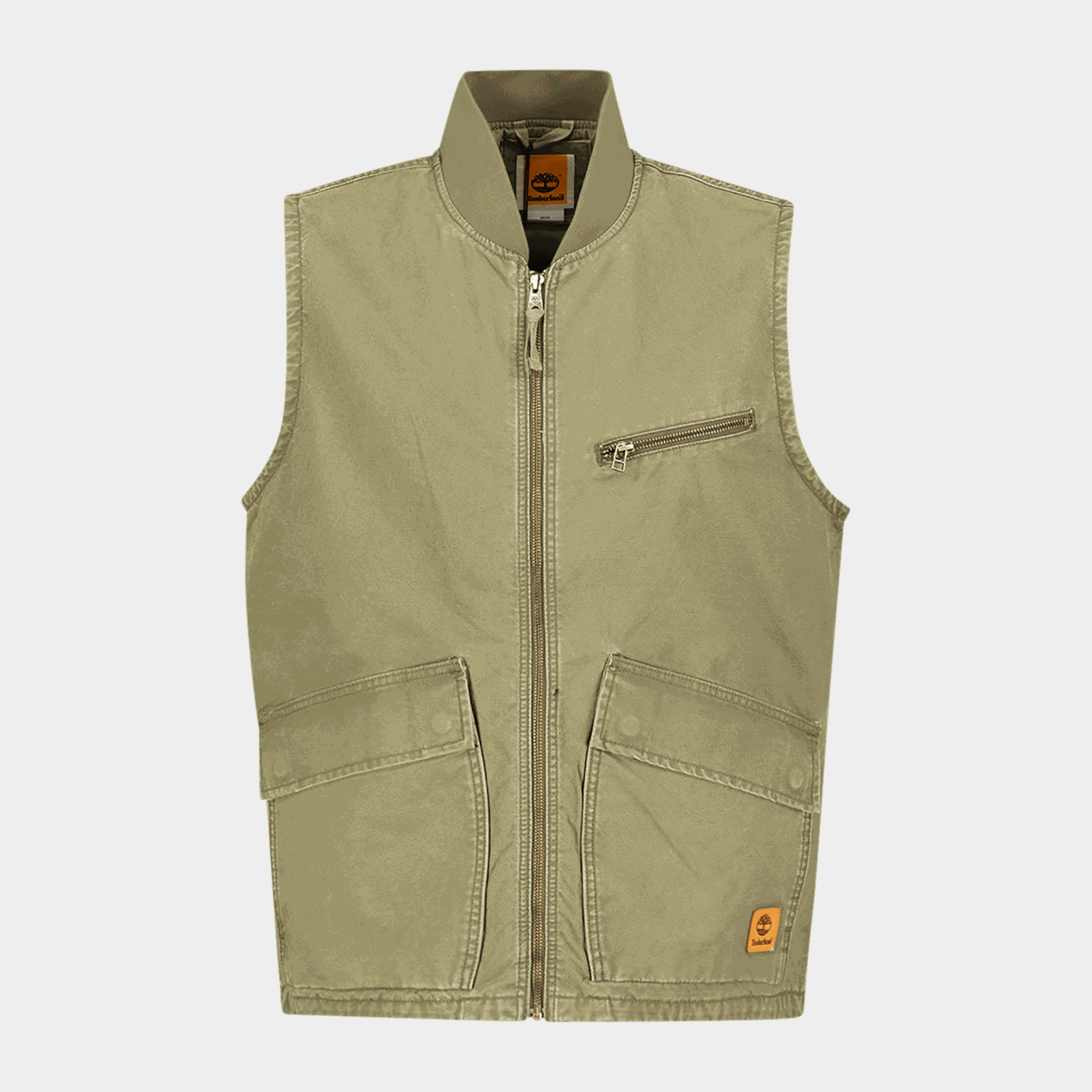 Washed Canvas Vest, vest - Vest - Washed Canvas Vest, vest | XXL