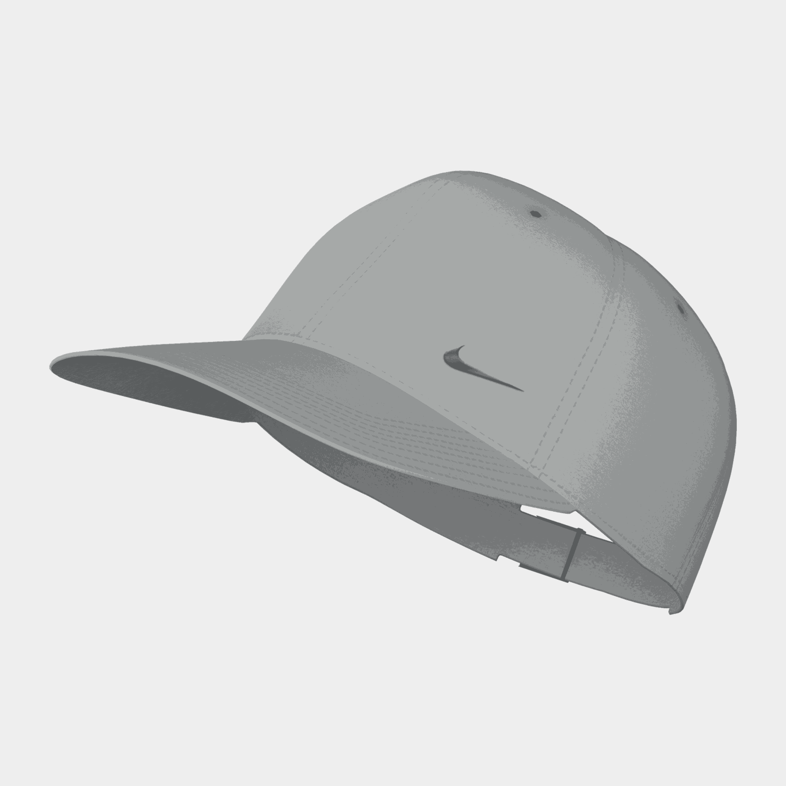 Club Structured Metal Swoosh Cap, caps - Caps - Club Structured Metal ...