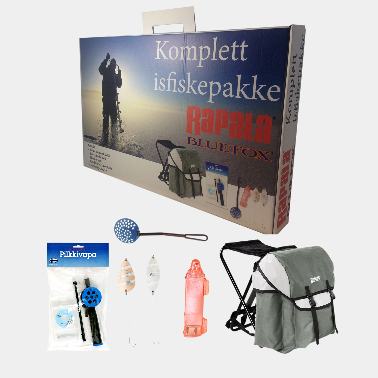 ISFISKESEKK INNHOLD XXL - Isfiske Tilbehør - ISFISKESEKK INNHOLD XXL | XXL