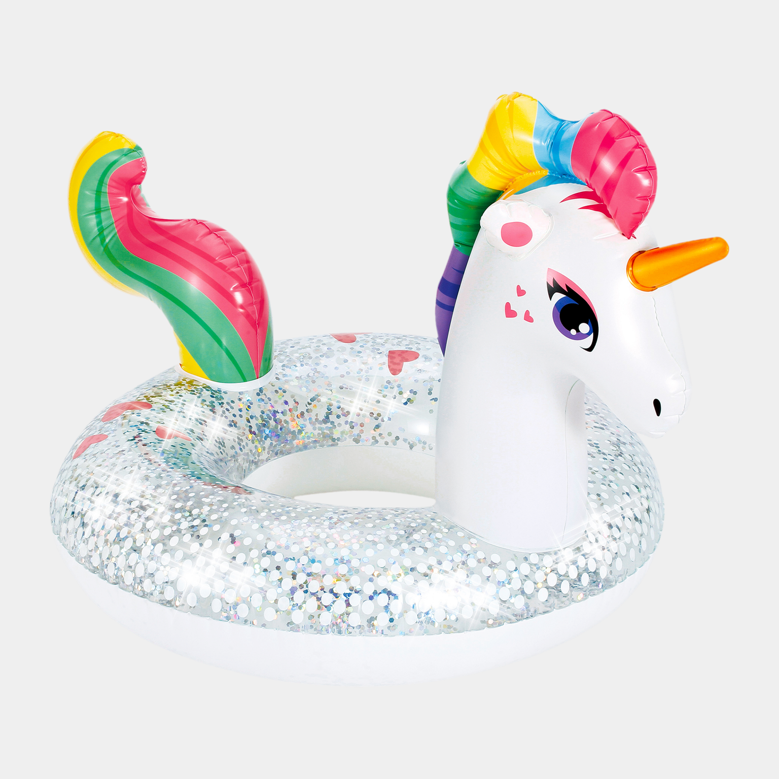 Swim Ring Unicorn Sparkle, oppblåsbar badeleke - Badeleker - Swim Ring ...